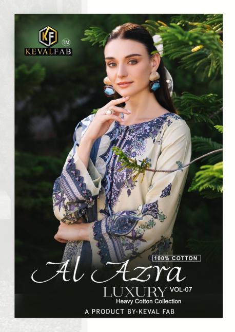 Keval Al Azra Vol-7 – Karachi Dress Material: Textilecatalog